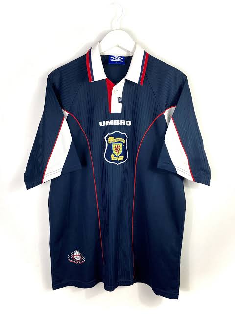 Scotland 1996–98 Home Jersey | Retro Umbro Football Shirt – Classic ...